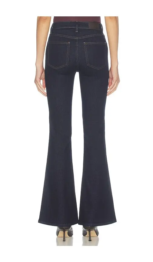 PISTOLA Kinsley Mid Rise Ultra Flare Jeans In Navy