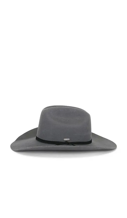 Brixton Laredo Weather Guard Cowboy Hat In Charcoal