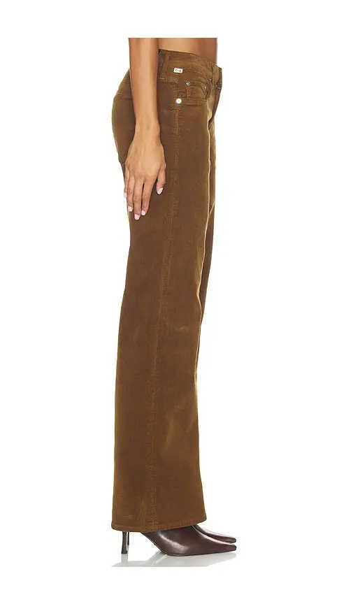 Citizens Of Humanity Nora Corduroy Trouser Leg In Brown - Manuka