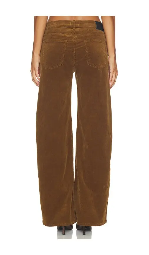 Citizens Of Humanity Nora Corduroy Trouser Leg In Brown - Manuka