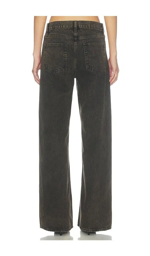 FRAME The Loose Jeans In Charcoal - Dune Oxide