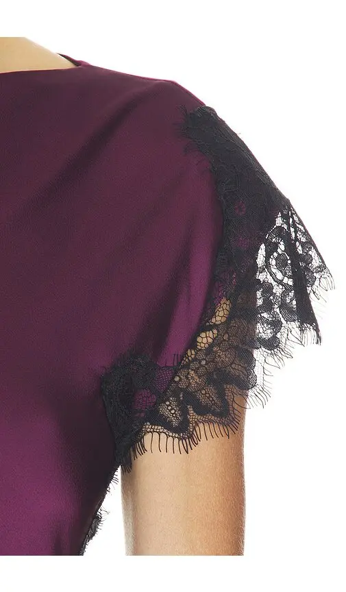 ELODIE THE LABEL Maris Dress In Purple