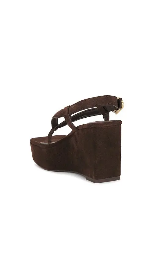 Cult Gaia Shae Sandal In Chocolate