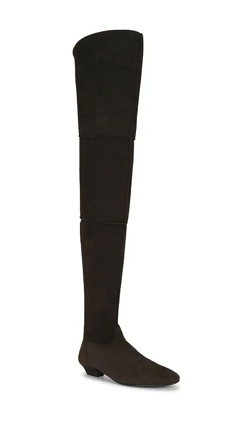 Magda Butrym Over Knee Shearling Boot