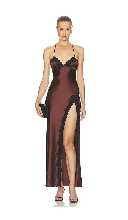 MORE TO COME Jennyfer Maxi Dress - Brown