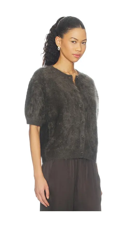 LISA YANG Lucianne Cardigan In Charcoal