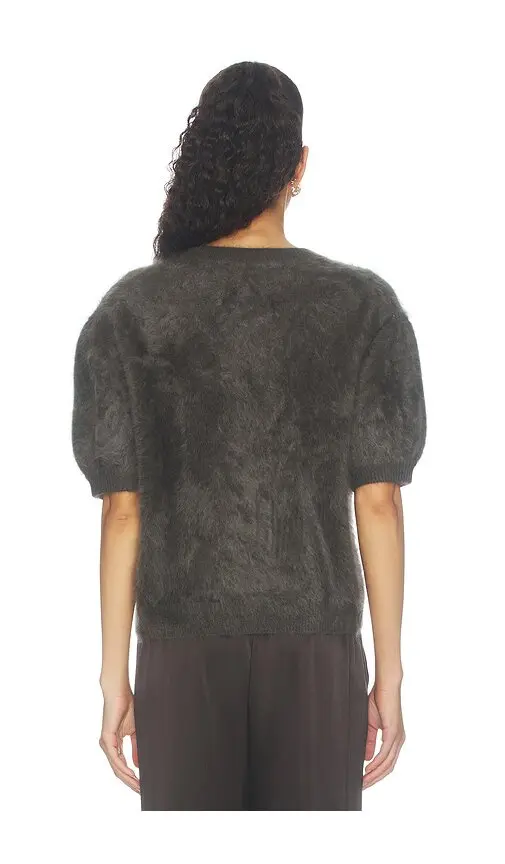 LISA YANG Lucianne Cardigan In Charcoal