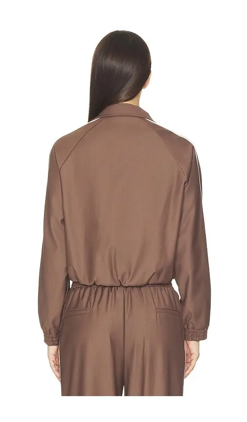 4TH & RECKLESS X Tammy Track Jacket In Brown