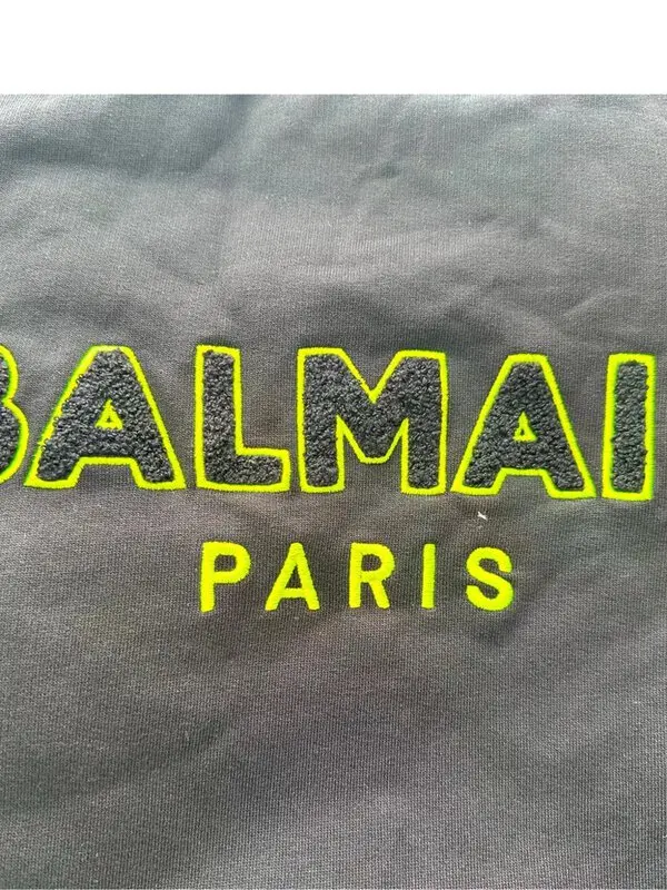 Balmain Logo-embroidered Hoodie