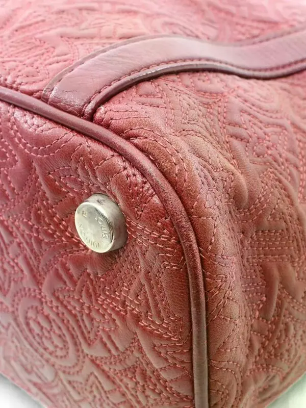 LOUIS VUITTON Pm 2011 Ixia Monogram Antheia Handbag - Red