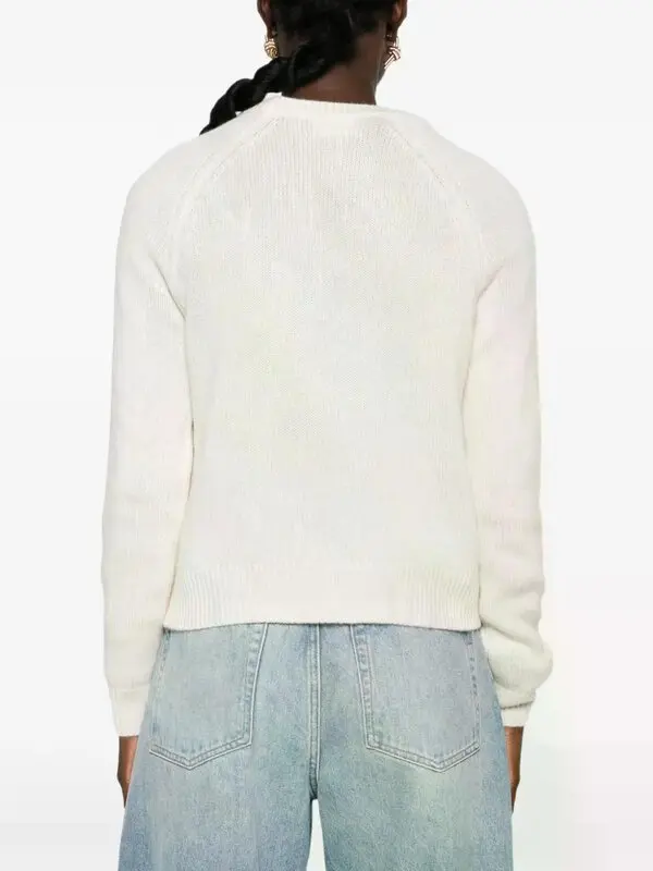 From Future Raglan-sleeve Crew-neck Sweater