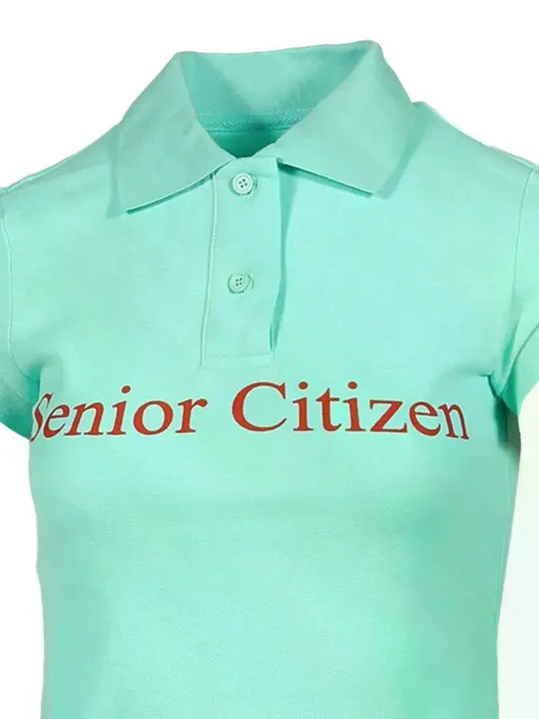 PRAYING Graphic-print Polo Shirt