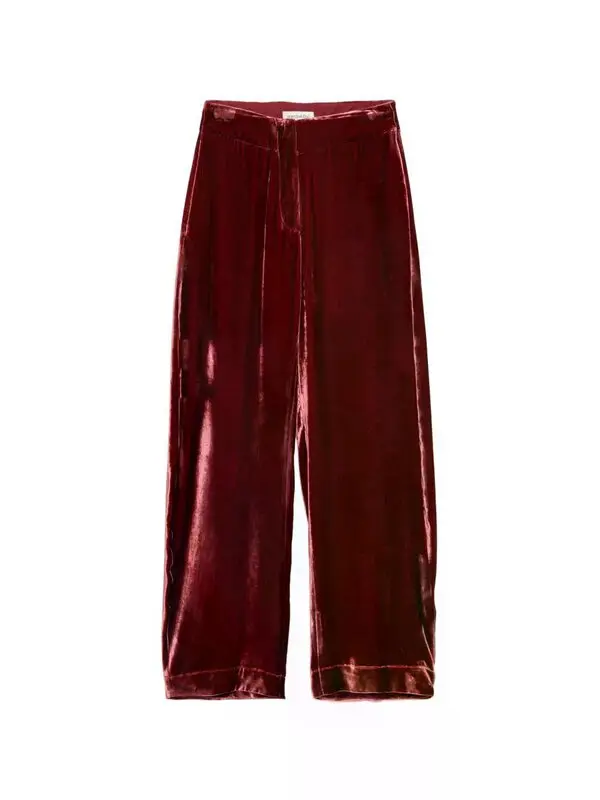 GENTRYPORTOFINO Velvet Palazzo Pants