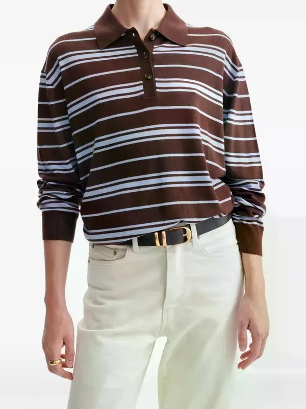 Vanessa Bruno Hadrien Striped Polo-shirt