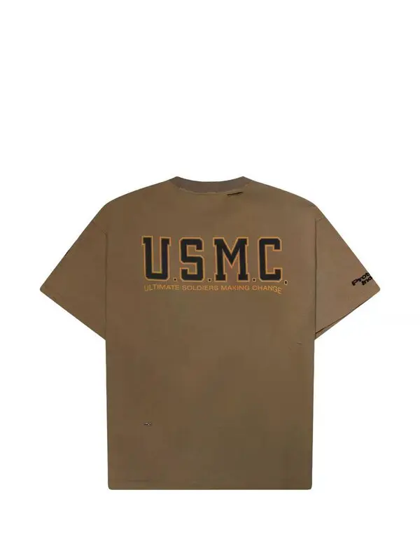 PROTOCOL INDEX Usmc Vintage Distressed T-shirt