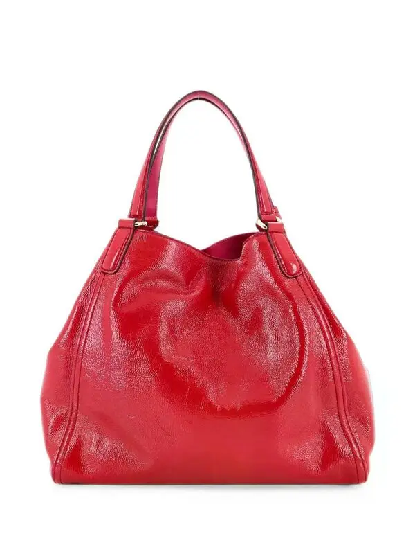 Gucci Soho Patent Medium Shoulder Bag - Pink