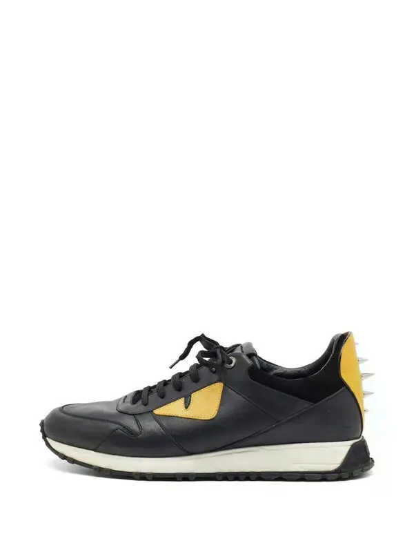 Fendi Monster Eyes Studded Sneakers