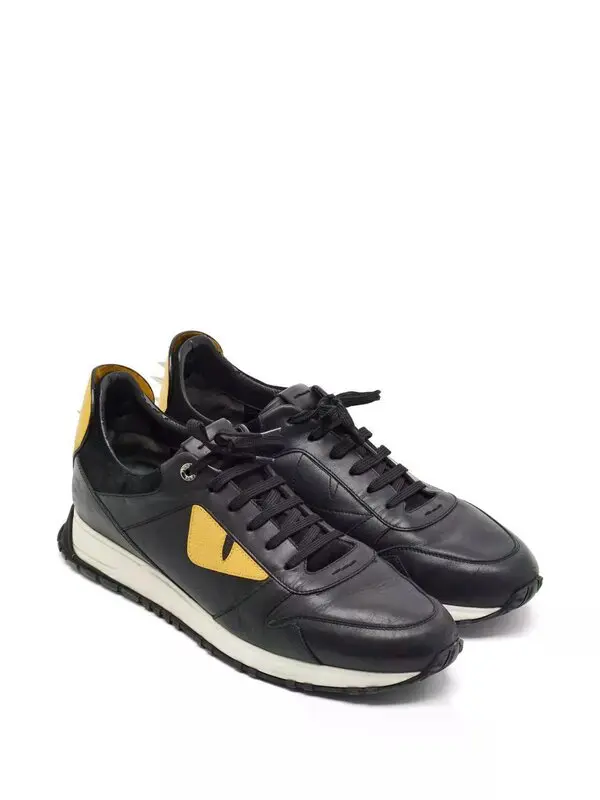 Fendi Monster Eyes Studded Sneakers