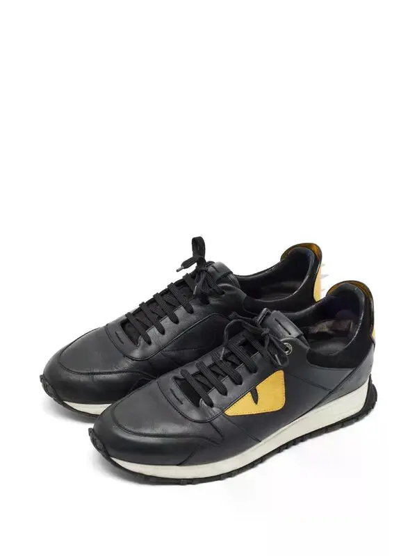 Fendi Monster Eyes Studded Sneakers