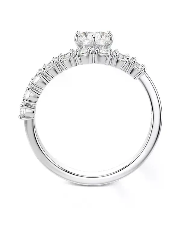 SWAROVSKI Matrix Cubic-zirconia Wrap-around Open Ring - Silver