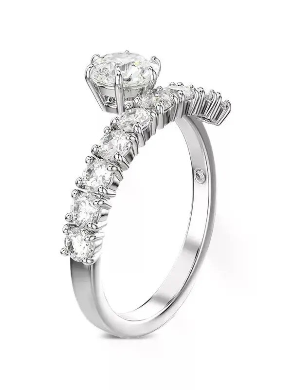 SWAROVSKI Matrix Cubic-zirconia Wrap-around Open Ring