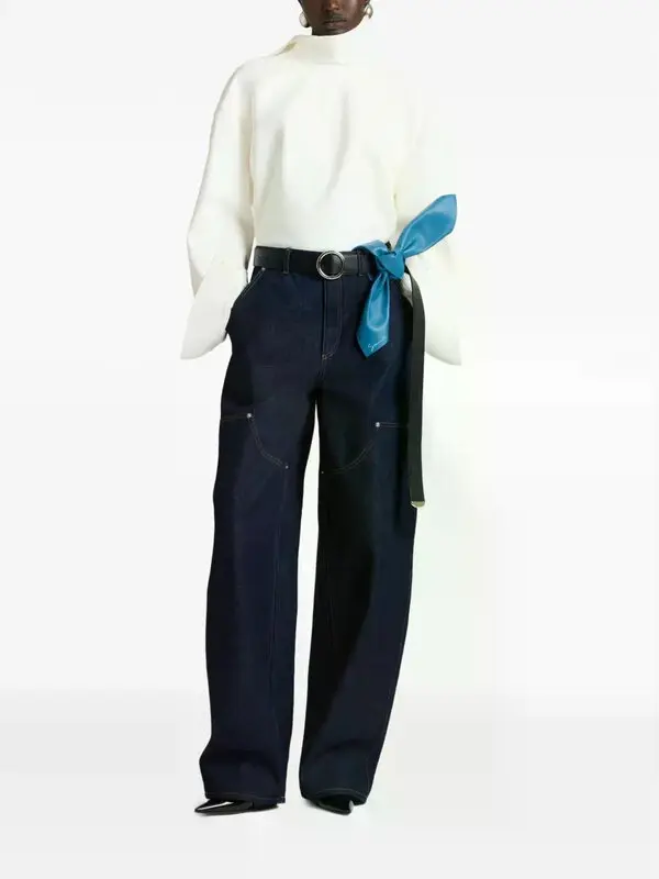 Givenchy Back-to-front Tie-up Shirt In Nappa Leather