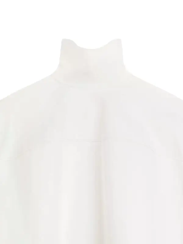 Givenchy Back-to-front Tie-up Shirt In Nappa Leather