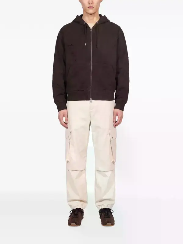 Our Legacy Rascal Distressed Zip-up Hoodie