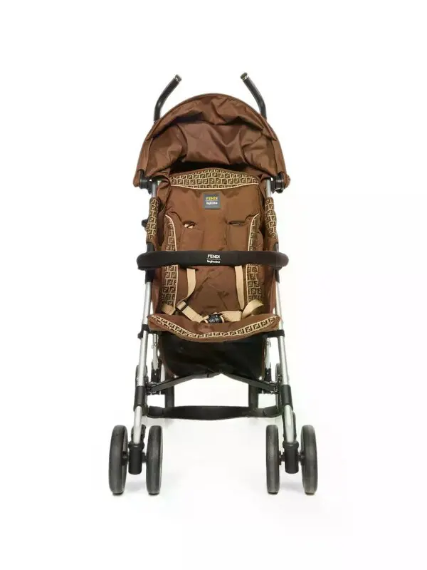 Fendi Ff Motif Foldable Stroller
