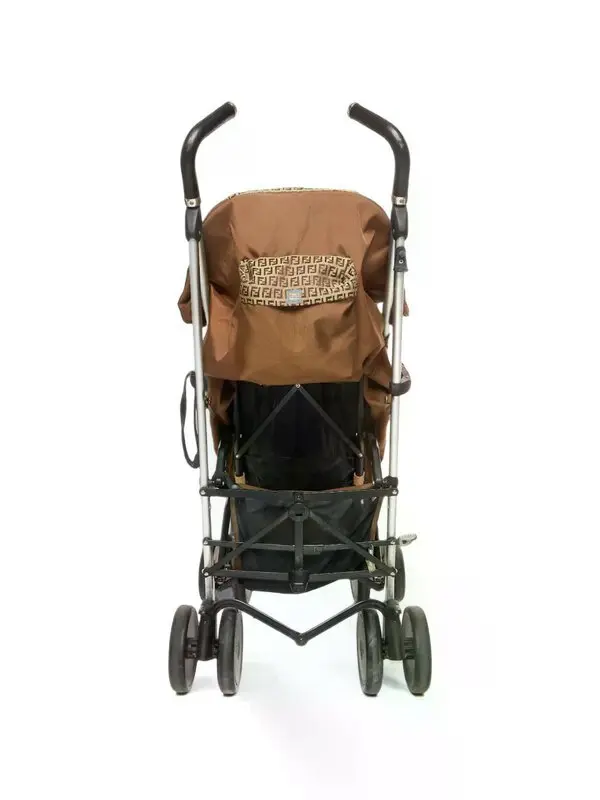 Fendi Ff Motif Foldable Stroller