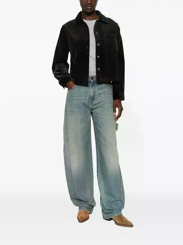 DARKPARK Audrey Faded-effect Hammer-loop Jeans