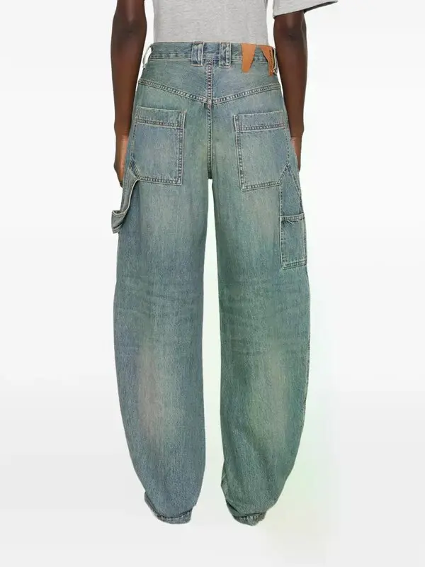 DARKPARK Audrey Faded-effect Hammer-loop Jeans
