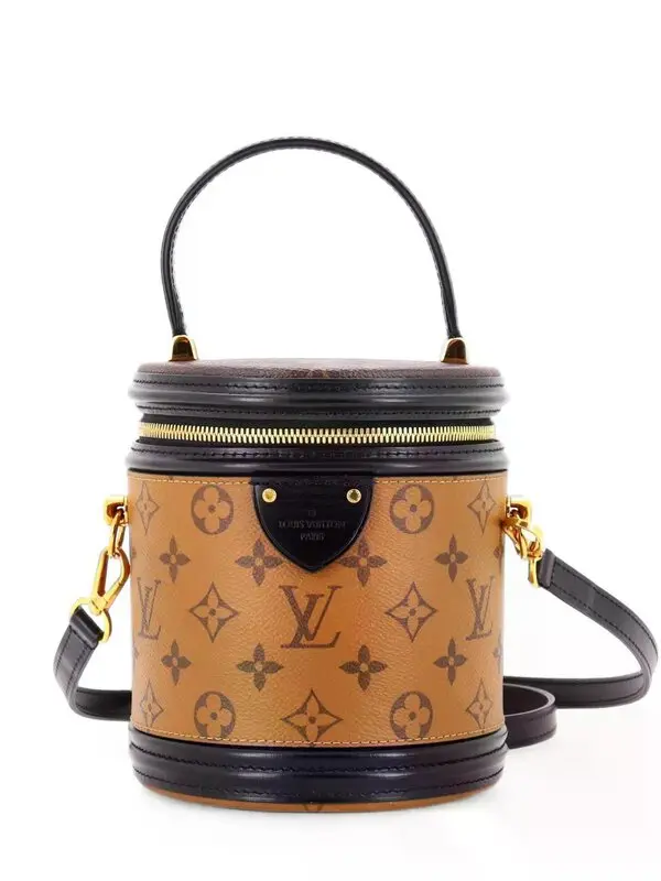 LOUIS VUITTON Cannes Handbag Reverse Monogram Canvas Satchel