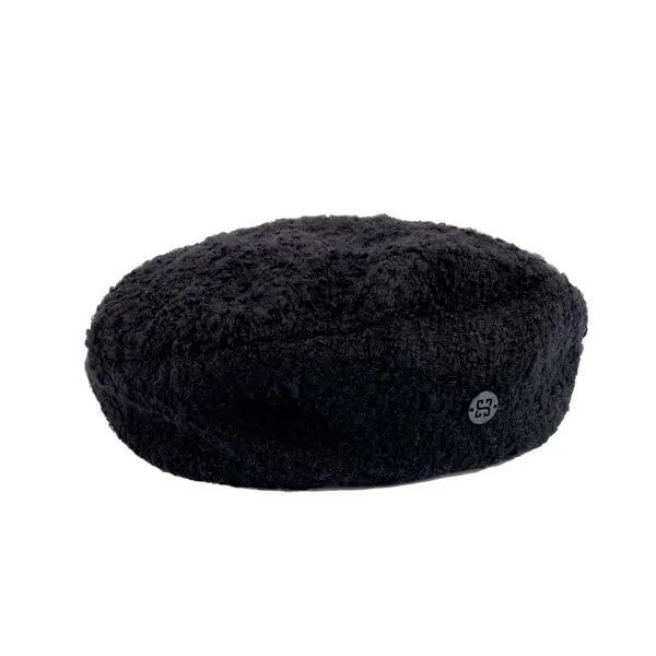 SIBI HATS Always Hat Boucle Beret - Black
