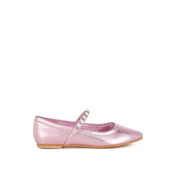 RAG & CO Gloxinia Metallic Mary Jane Ballerinas In By