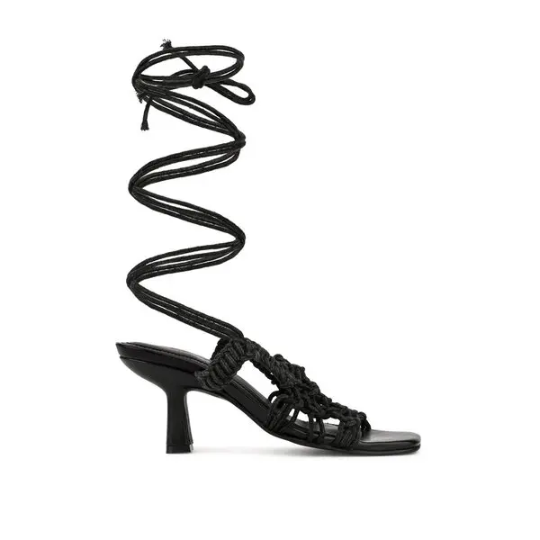 RAG & CO Beroe Braided Handcrafted Lace Up Sandal By