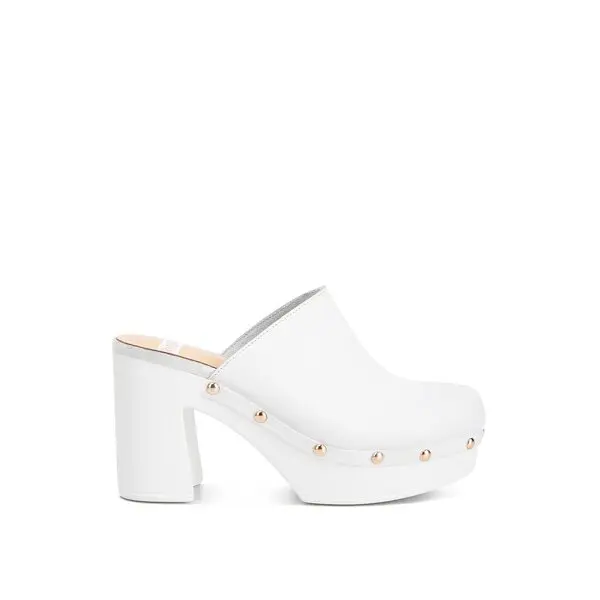 RAG & CO Benji Recycled Leather Clogs In By