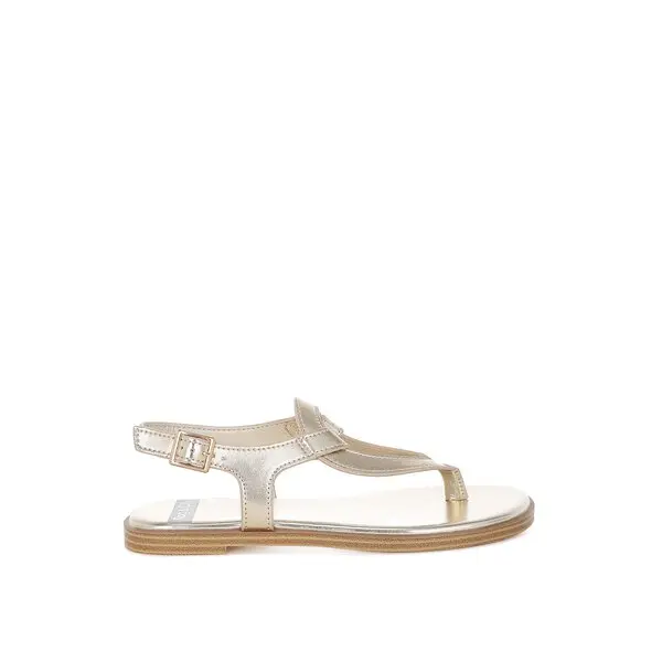 RAG & CO Zorad Metallic Genuine Leather Flats In By