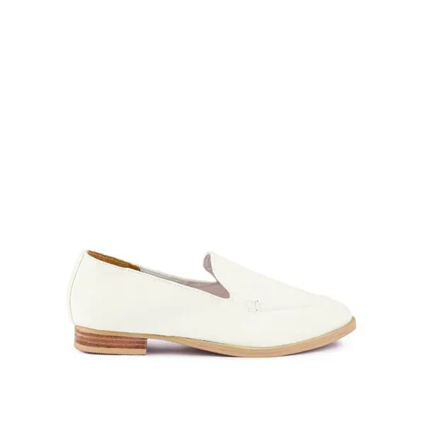 RAG & CO Neutrals Bougie Organic Canvas Loafers By