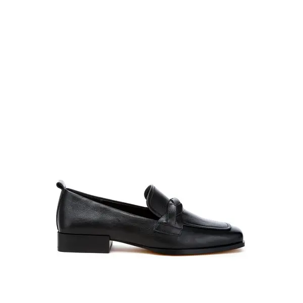 RAG & CO Hostess Genuine Leather Braided Loafers In By
