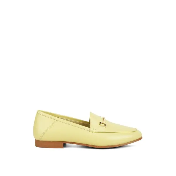 RAG & CO Dareth Horsebit Flat Heel Loafers In By