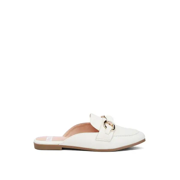 RAG & CO Abner Horsebit Embellished Slip On Mules In By