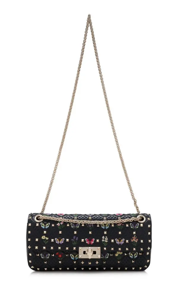 Valentino Garavani Rockstud Spike Leather Shoulder Bag