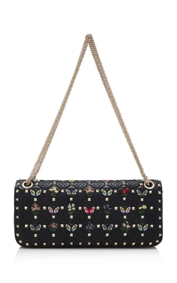 Valentino Garavani Rockstud Spike Leather Shoulder Bag