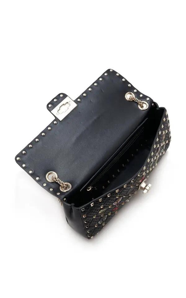 Valentino Garavani Rockstud Spike Leather Shoulder Bag