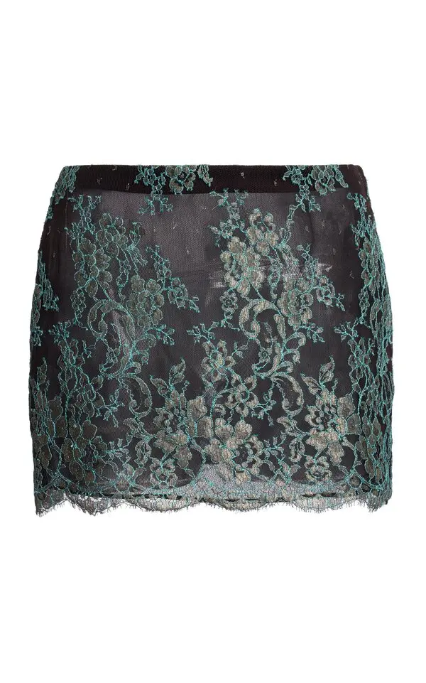 Valentino Garavani Lace Mini Skirt