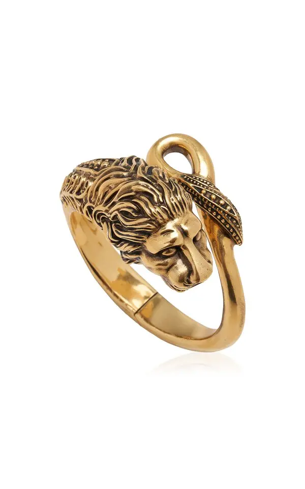 Valentino Garavani Brass Lion Bangle