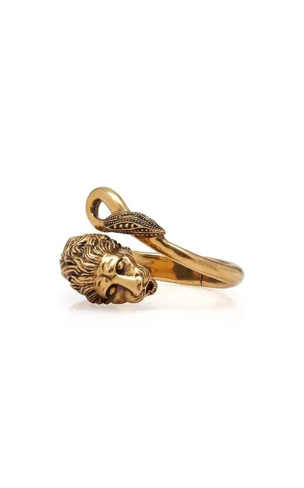 Valentino Garavani Brass Lion Bangle