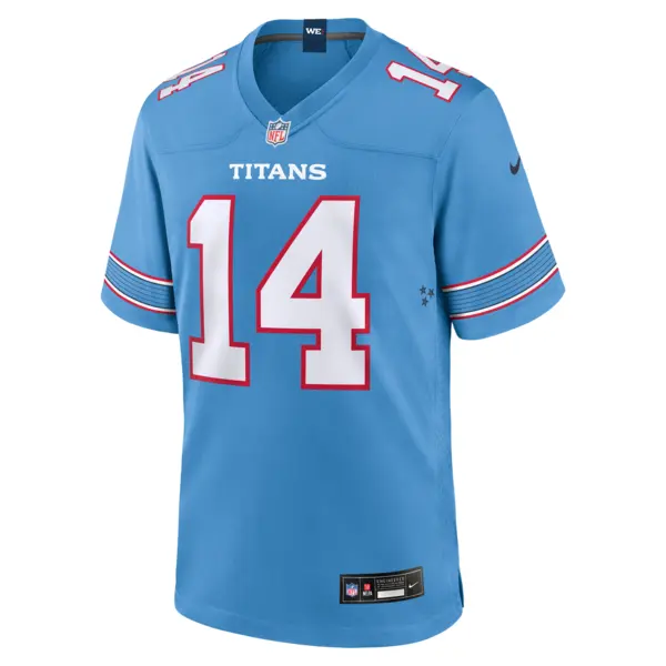 Nike Carnell Tate Tennessee Titans Nfl Game Jersey - Blue