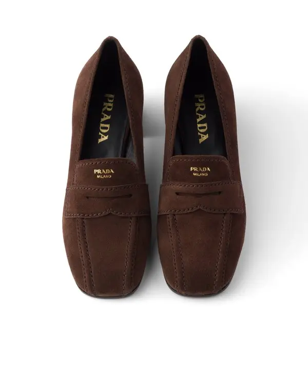 Prada Suede Loafers